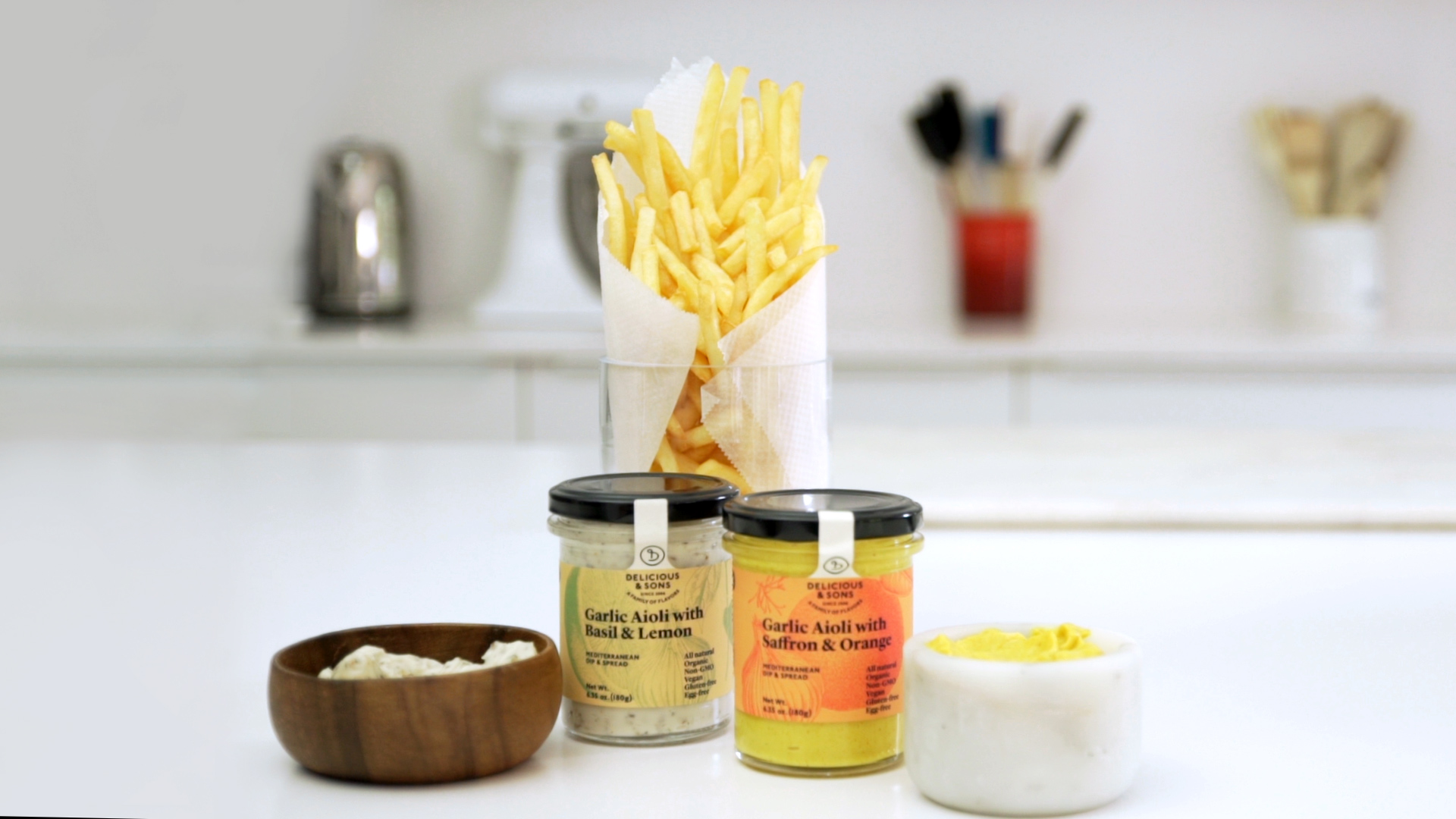 French fries dipping sauces - Delicious & Sons