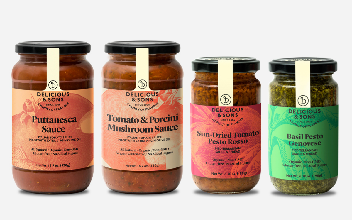 Italian Pasta Sauce Sampler 2 - Delicious & Sons