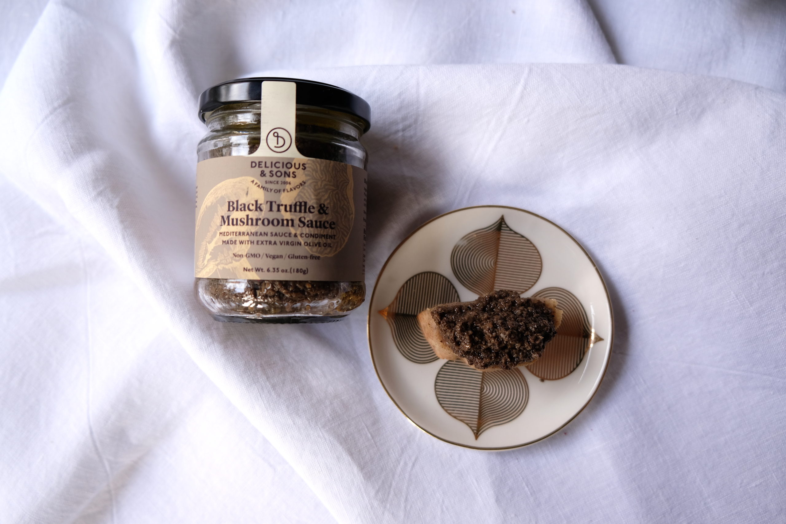 Black Truffle Canapé Gluten-Free - Delicious & Sons