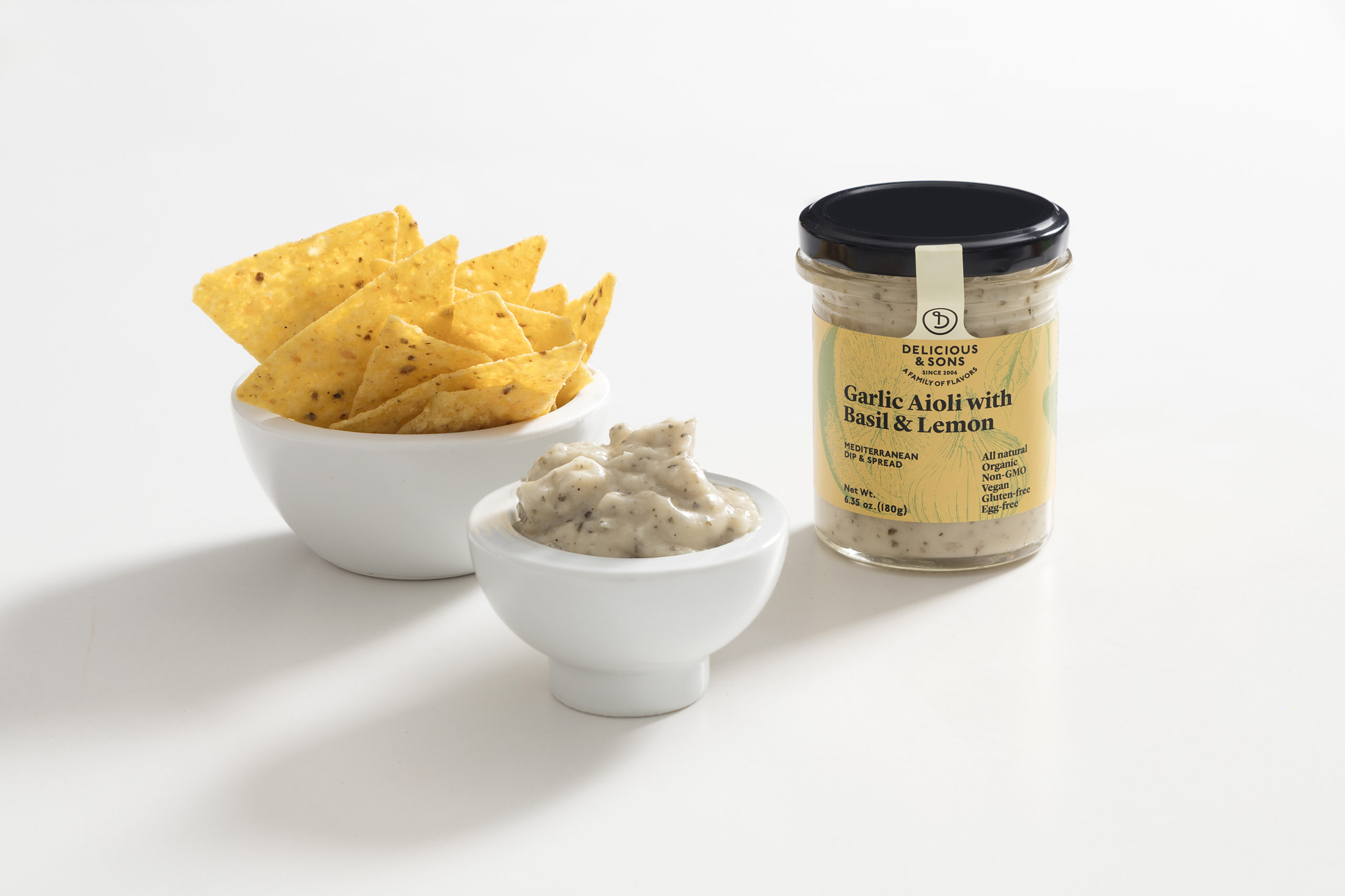 Dip de Alioli con Albahaca & Limón - Delicious & Sons